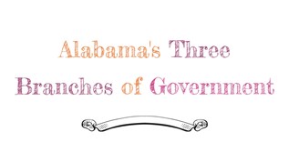 Alabama's Three Branches of Government at emaze Presentation