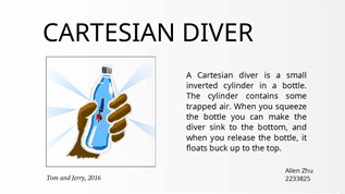 Cartesian diver at emaze Presentation