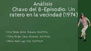 Análisis Chavo del 8-Capítulo: Un ratero en la vecindad at emaze Presentation