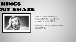 10 Things About EMAZE at emaze Presentation