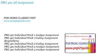 PRG 421 GUIDE Become Exceptional--prg421guide.com at emaze Presentation