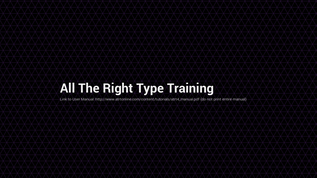 All The Right Type Training.pptx at emaze Presentation