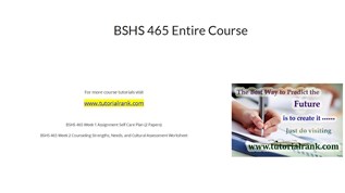 BSHS 465 Inspiring Innovationtutorialrank.com at emaze Presentation
