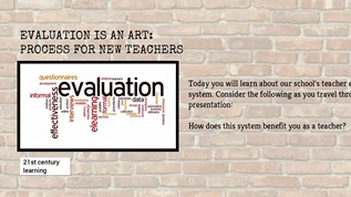 Teacher Evaluation at emaze Presentation