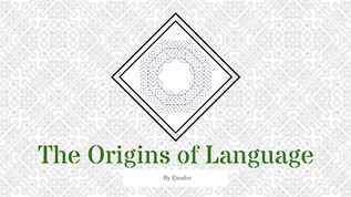 The Origin of Language at emaze Presentation