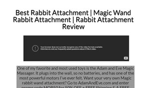 Best Rabbit Attachment | Magic Wand Rabbit Attachment | Rabbit ...