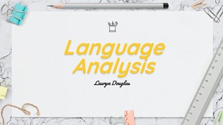 Language Analysis at emaze Presentation