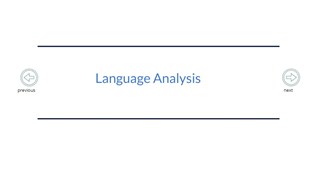 Language Analysis at emaze Photo Album