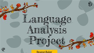 Language Analysis Project at emaze Photo Album