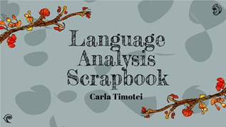 Language Analysis Presentation at emaze Photo Album