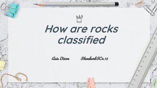 How are rocks classified at emaze Presentation