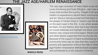 The Jazz ageharlem renaissance at emaze Presentation