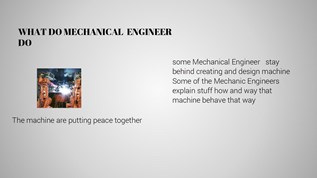 what do mechanical engineer do at emaze Presentation