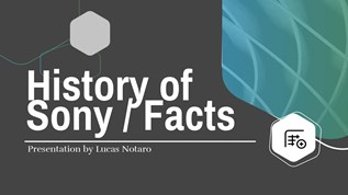 History of Sony Facts at emaze Presentation