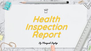 Health Inspection Report at emaze Presentation