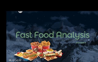 Fast Food Analysis at emaze Presentation