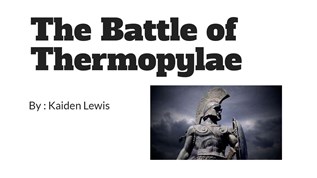 The Battle of Thermopylae at emaze Presentation