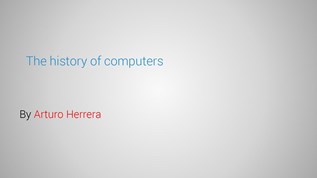 The history of computers at emaze Presentation