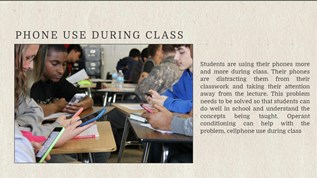 Phone use during class at emaze Presentation