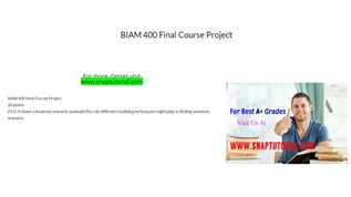 BIAM 400 Effective Communication snaptutorial.com at emaze Presentation