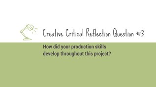 Creative Critical Reflection Question #3 at emaze Presentation