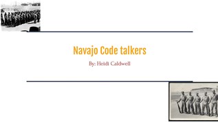 Navajo Code talkers at emaze Presentation
