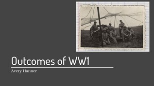 Outcomes of WW1 at emaze Presentation