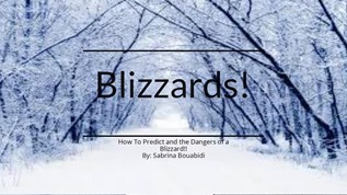 Blizzards! at emaze Presentation