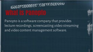 What is Panopto at emaze Presentation