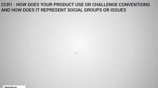 CCR1 how does challenge conventions at emaze Presentation