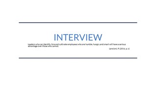 EEA: 538 INTERVIEW at emaze Presentation