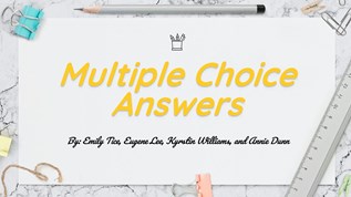 Multiple Choice Answers at emaze Presentation