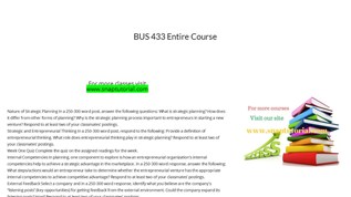 BUS 433 Enhance teaching snaptutorial.com at emaze Presentation