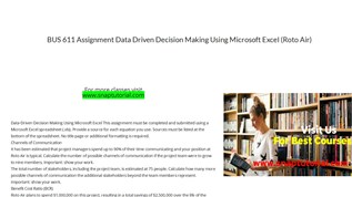 BUS 611 Enhance teaching snaptutorial.com at emaze Presentation