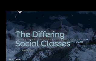 The Differing Social Classes at emaze Presentation