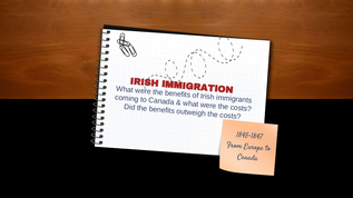 Irish Immigration to Canada at emaze Presentation