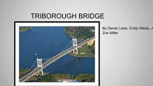 The Triborough bridge at emaze Presentation