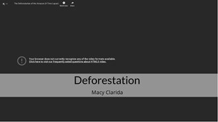 Deforestation at emaze Presentation