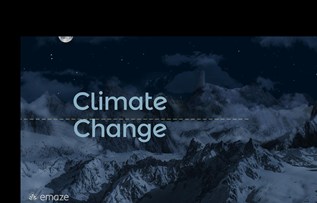 Climate Change at emaze Presentation