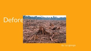 Deforestation at emaze Presentation
