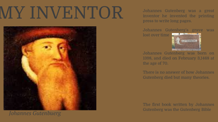 Inventor project at emaze Presentation