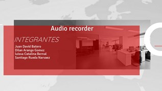audio recorder at emaze Presentation