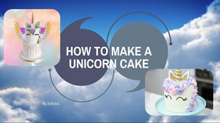 How to make a unicorn cake at emaze Presentation