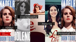 Lana Del Rey at emaze Presentation