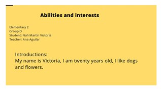 Abilities and interests at emaze Presentation