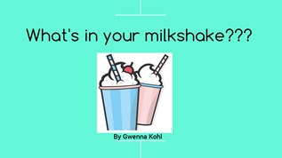 milkshake at emaze Presentation