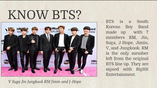 know BTS? copy1 at emaze Presentation