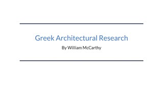 Greek Research Project at emaze Presentation
