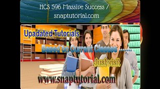 HCS 596 Massive Success snaptutorial.com at emaze Presentation