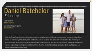 Daniel Batchelor - Resume copy1 at emaze Presentation